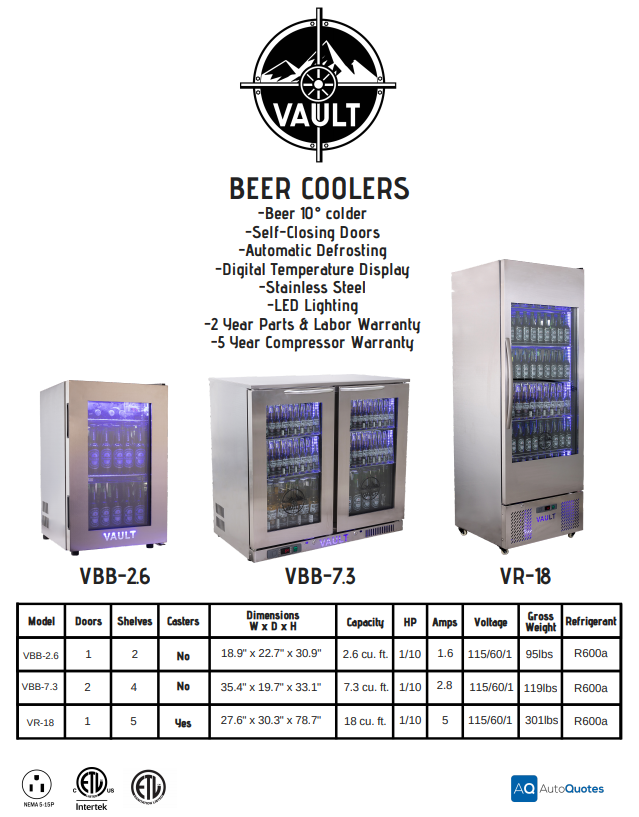 2 Door Beer Cooler – Midwest Restaurant Supply